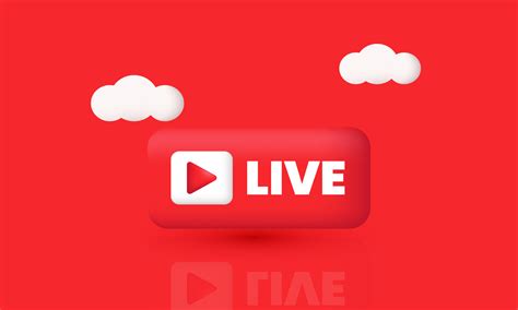 Unique 3d Realistic Cartoon Live Streaming Icon Trendy Modern Style Object Symbols Isolated On
