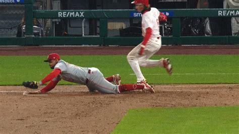 Trea Turner Scores On A Throwing Error 04 02 2024 Philadelphia Phillies