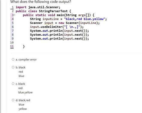 solved what does the following code output 1 import