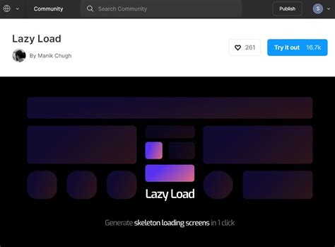 Lazy Load Easily Generate Loading Screens For Dev Handoff