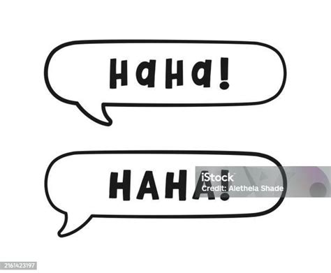 하하 웃음 말풍선 음향 효과 다양한 낙서 모음 귀여운 검은 텍스트 글자 윤곽선 라인 아트 세트 벡터 일러스트 레이 션 Lol에 대한 스톡 벡터 아트 및 기타 이미지 Istock