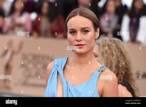 Brie Larson Arrives At The 22nd Annual Screen Actors Guild Awards At