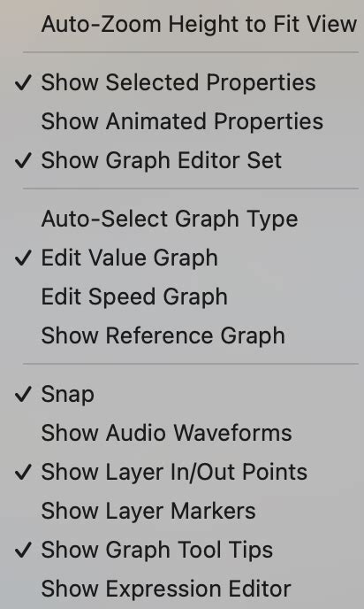 Keyframes Not Showing Up In Graph Window Adobe Support Community