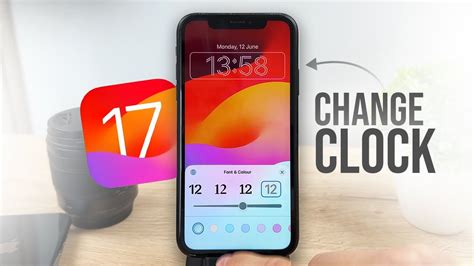 How To Edit Clock On Ios 17 Lock Screen Youtube