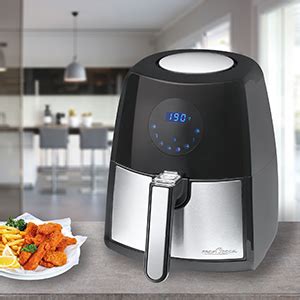 Proficook ProfiCook Heißluft-Fritteuse PC-FR 1147 H edelstahl/schwarz
