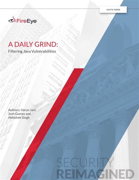 Fireeye A Daily Grind Filtering Java Vulnerabilities Pdf