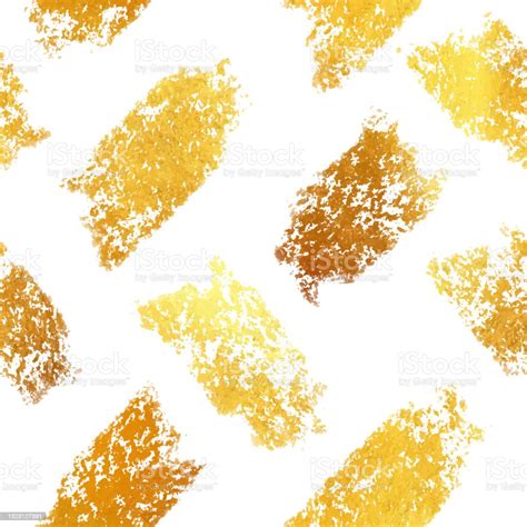 골드 호일 브러쉬 스트로크 원활한 패턴 골드 페인트 얼룩 절연 골드 잉크 패치 세트 인사말 카드 및 라벨 추상적 인 배경에 대한 금속 황금 텍스처 디자인 요소 구리에 대한