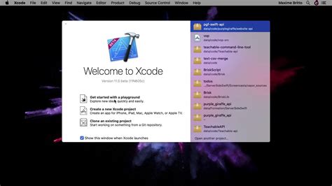 Xcode Et Playground Votre Premier Programme En Swift Extrait Du Cours Complet Youtube