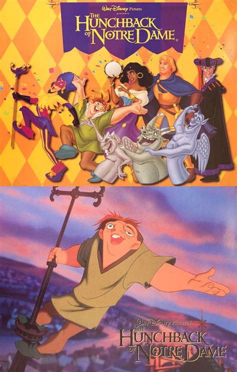 The Hunchback Of Notre Dame Original 1996 British Lobby Card Set