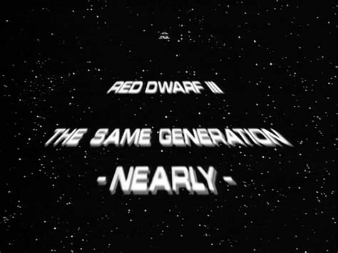 Red Dwarf Marathon A Cup Of Joe