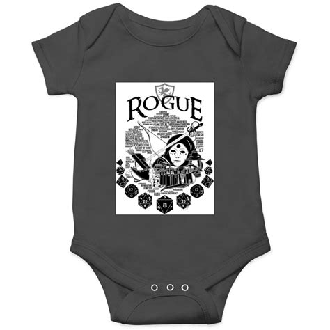 Rpg Class Series Rogue Black Version Onesies Sold By Crystaldbauer