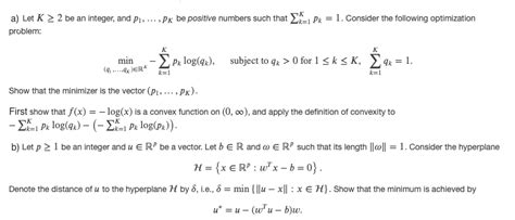 A Let K Be An Integer And P Pk Be Chegg