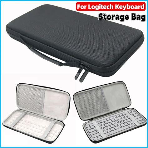 Étui Pour Clavier à Coque Rigide Eva Pour Touches Logitech Mx Mini Sac