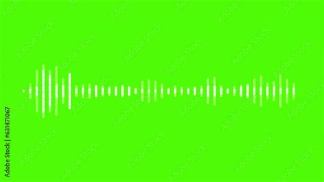 Bar Radio Spectrum On Particular Element Sound Wave Bar On Animation