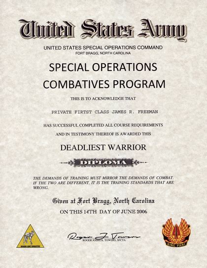 Socp Special Operations Combatives Program