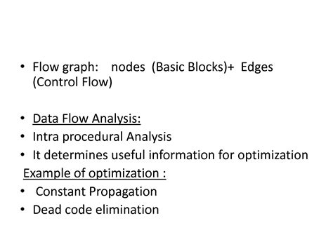 SOLUTION Compiler Design Data Flow Analysis Studypool