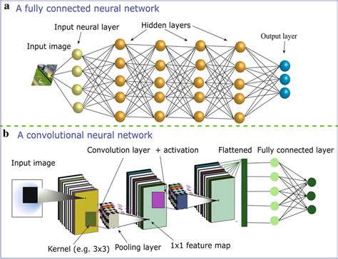 basic structure of a fully connected multi layer network a and a