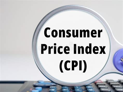 Consumer Price Index Cpi Title Term Meaning On An Economic Topic Stock Image Image Of Market