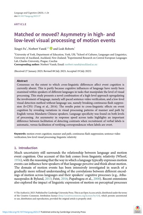 pdf matched or moved asymmetry in high and low level visual
