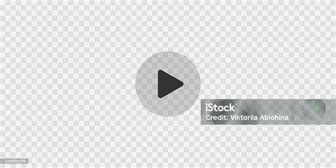 투명 배경 질감에 재생 아이콘입니다 영화 플레이어 템플릿 컴퓨터 또는 텔레비전 화면이 비어 있습니다 멀티미디어 앱 창 인터페이스의 푸시 클릭 시작 또는 녹음 버튼 벡터