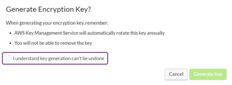 Generate An Encryption Key Support Center