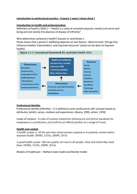 IPP Cheat Sheet Enquiry Introduction To Professional Practice