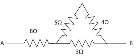 Calculate The Effective Resistance Across AB ICSE Questions