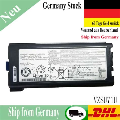 CF-VZSU71U LAPTOP BATTERY Akku für Panasonic Toughbook CF-30 CF-31 CF ...