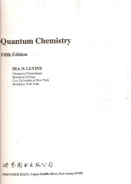 Quantum Chemistry PDF PDFCOFFEE COM