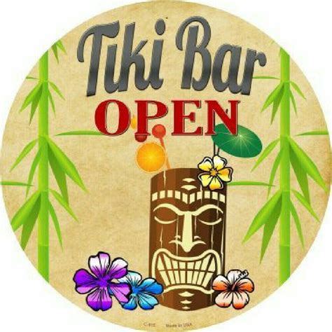 Tiki Bar Sign Printable Printable Templates