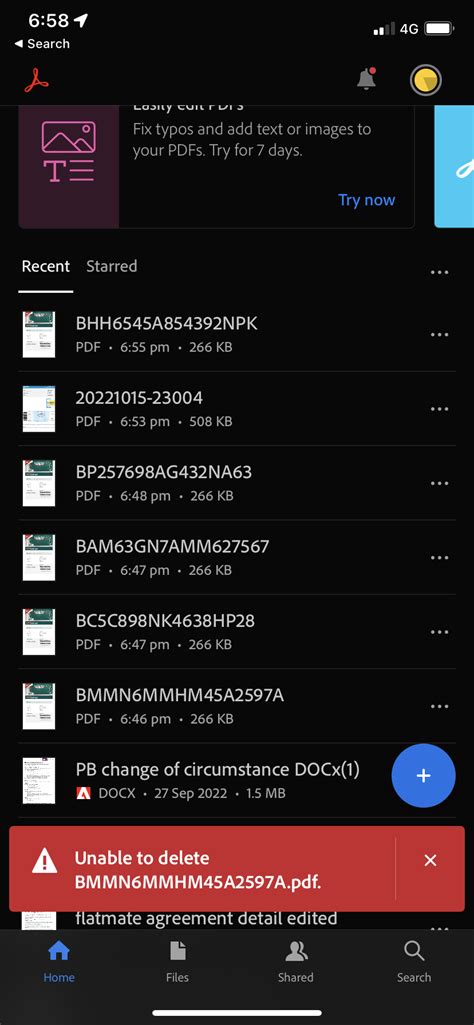 unable to delete files adobe community 13270847