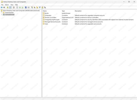 Windows Server 2019 Active Directory Yapısını Windows Server 2025