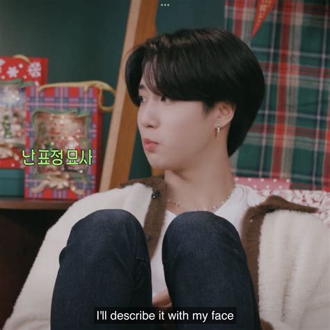 퀔냥냥 On Twitter When The Keyword Was Leebit And Han Described It With His Face Like 😈🐿