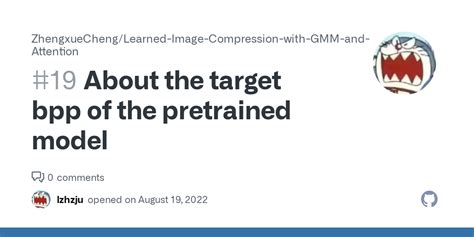 about the target bpp of the pretrained model · issue 19