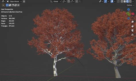 GeoTree Procedural Trees In Geometry Nodes By Renzatic Blender And CG Discussions