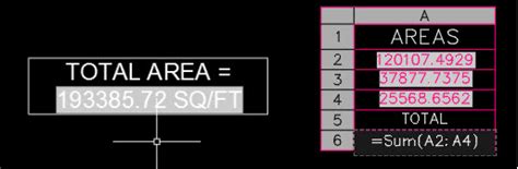 fields to calculate areas in autocad part 2 cadprotips