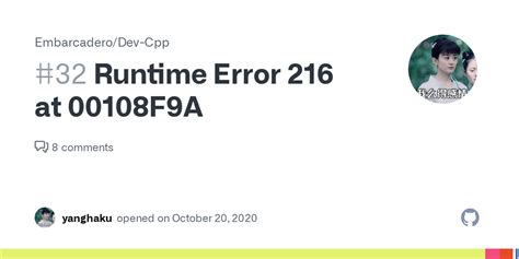 Runtime Error At F A Issue Embarcadero Dev Cpp GitHub