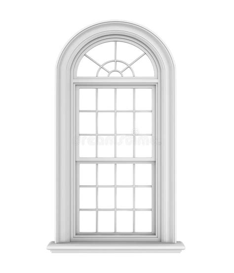 Classic Window Frame Isolated Stock Illustration Illustration Of View