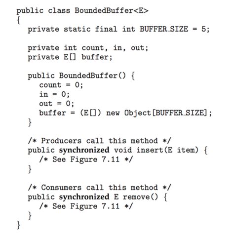Chatper 7 Synchronization Examples