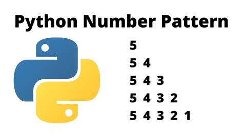 Python Number Pattern Youtube
