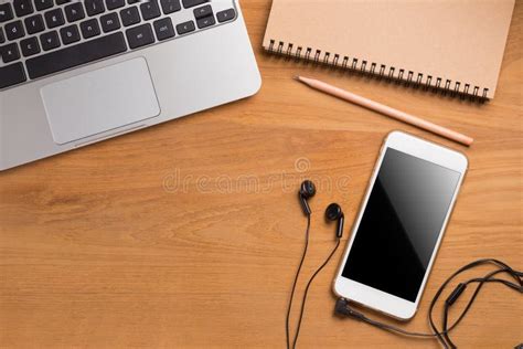 Portable Computer Laptop Smartphone Earphones Pencil Paper N Stock Portable Computer Laptop Smartphone Earphones Pencil Paper N Stock