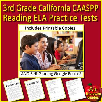 3rd Grade CAASPP Test Prep California ELA Reading Practice Tests
