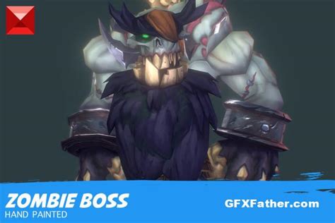 Unity Asset Zombie Boss Hand Painted Series V GFXFather