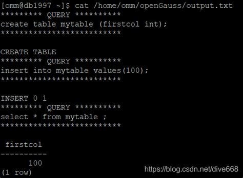 【opengauss】gsql客户端工具（一）实验介绍andandgsql客户端工具 gsql f csdn博客