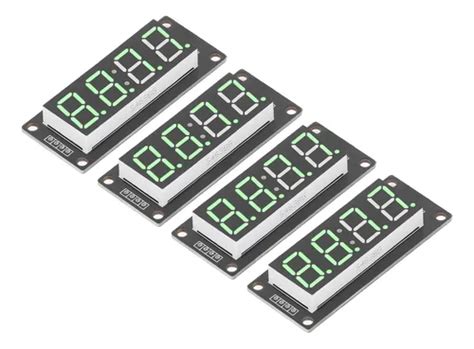 Módulo De Reloj De 7 Segmentos Juego De 4 Dígitos Tubo Dig Cuotas