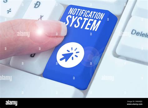 Conceptual Caption Notification System Concept Meaning Do Not Forget To Be Connected Social