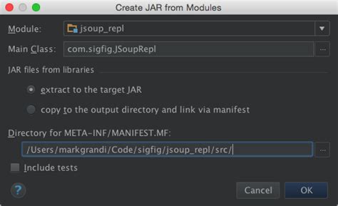 java create an excutable jar in intellij idea stack overflow