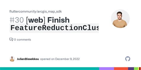 [web] finish `featurereductioncluster` · issue 30 · fluttercommunity