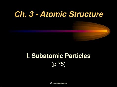 PPT Ch 3 Atomic Structure PowerPoint Presentation Free Download ID 764596