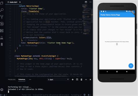 how the portable ui toolkit flutter moulds itself with dart